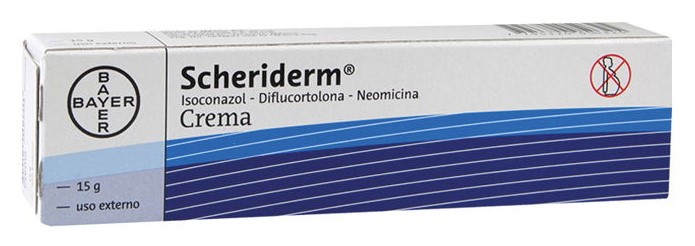 Scheriderm Diflucortolona isoconazol neomycin Cream 15 g - Starting ...