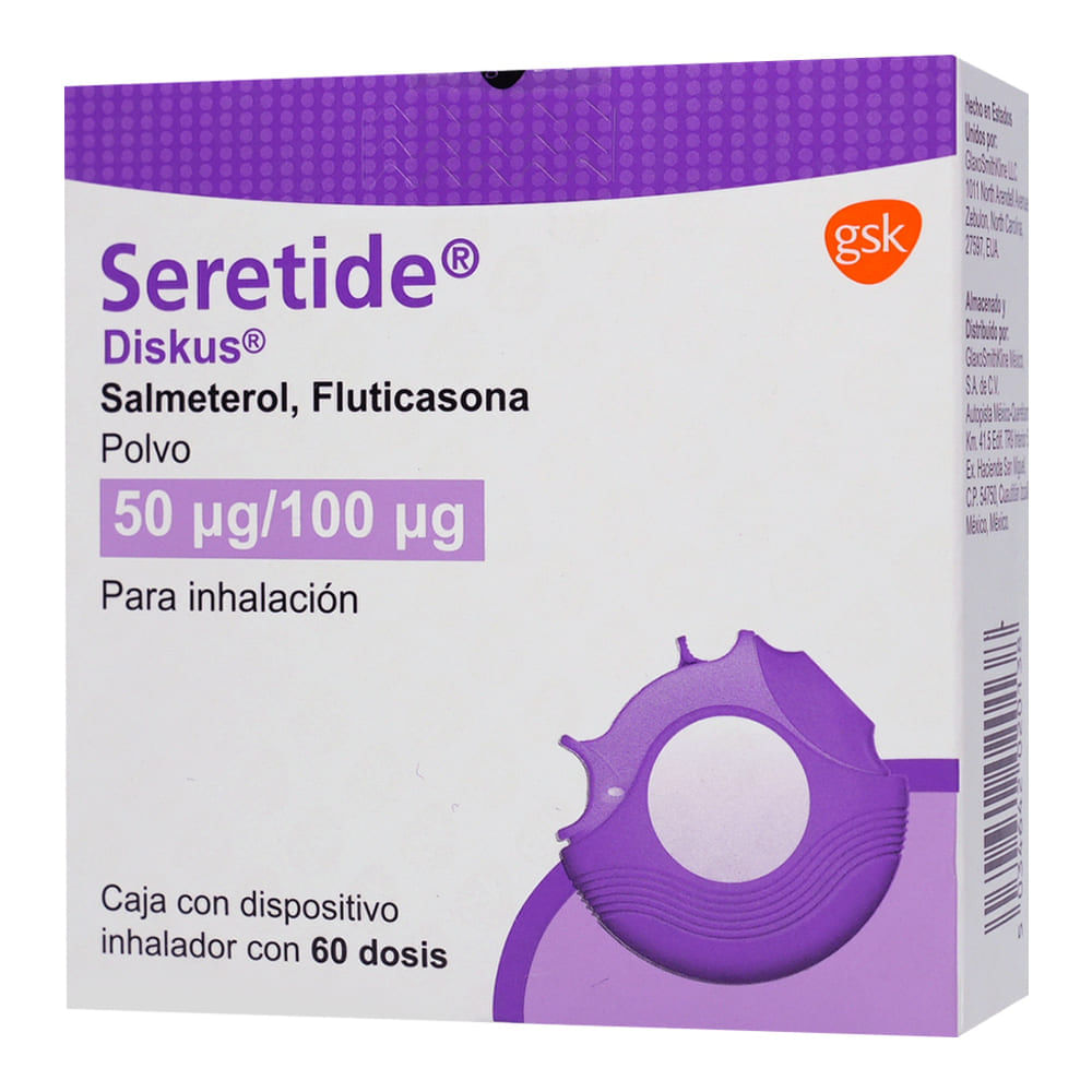 Seretide Diskus, 50/100mcg 60D (salmeterol/fluticasone)Only USA&limit ...